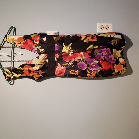 Forever 21 | Dresses | Vintage Forever Twenty One Floral Satin Fitted ...